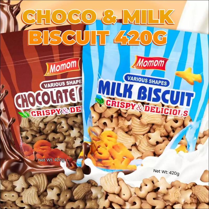 [BUY1 TAKE1] Momom Food 420 Grams Chocolate Biscuit Snack Perfect ...