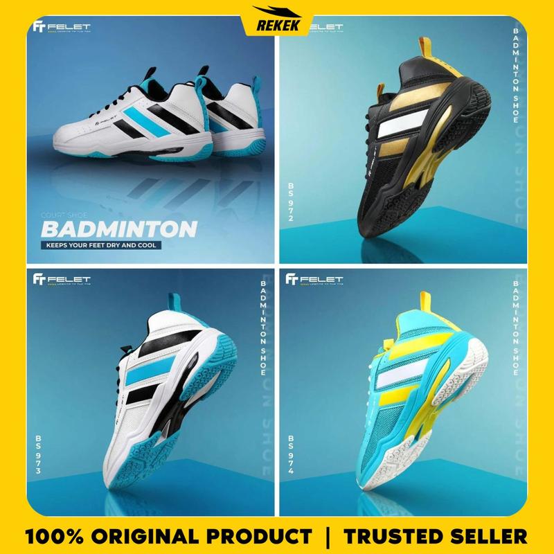 FELET Badminton Shoes Original BS 972 / 973 / 974 / 978 / 97 - TikTok ...