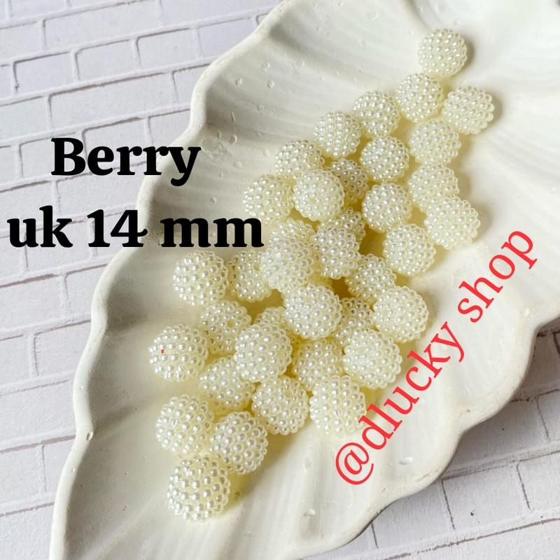 Manik Manik Mote Berry Bulat Lubang Tembus Manik Durian Ukuran 14mm - 8 ...
