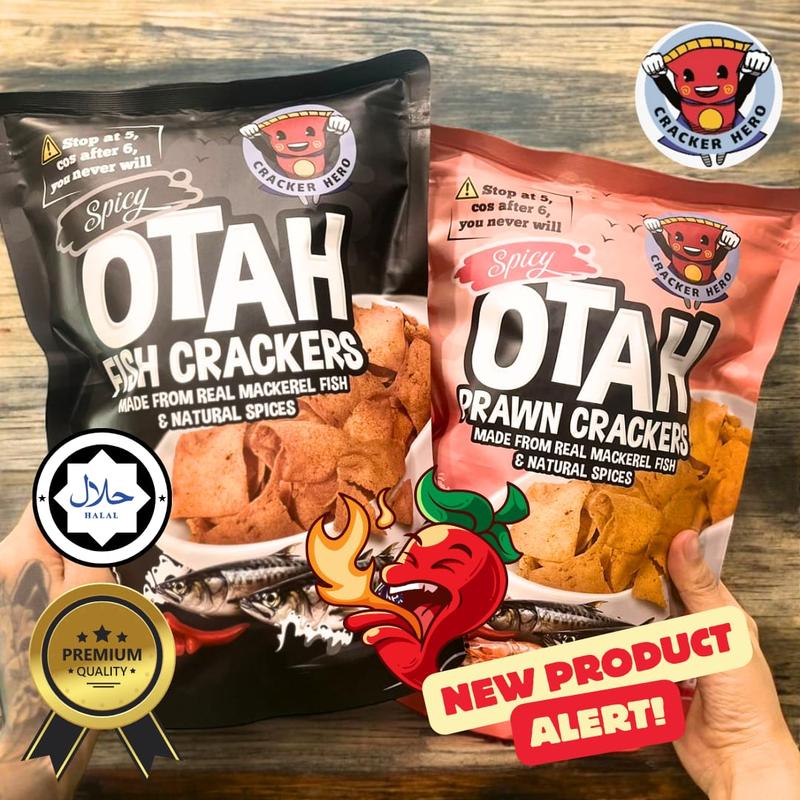 OTAH SPICY CRACKERS (PRAWN CRACKERS AND FISH CRACKERS) Savoury - TikTok ...