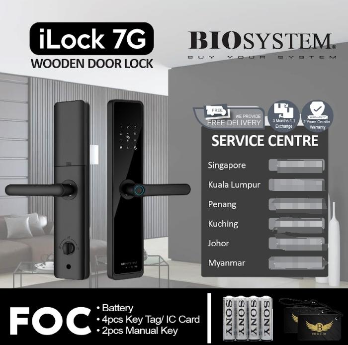 BIOSYSTEM iLOCK 7G DIGITAL DOOR LOCK or BUNDLE SET iLOCK G4 - TikTok Shop Singapore