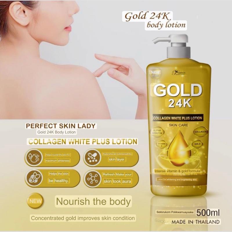 Perfect Skin Lady Gold 24K Collagen Lotion Perfect Skin Lady - TikTok ...