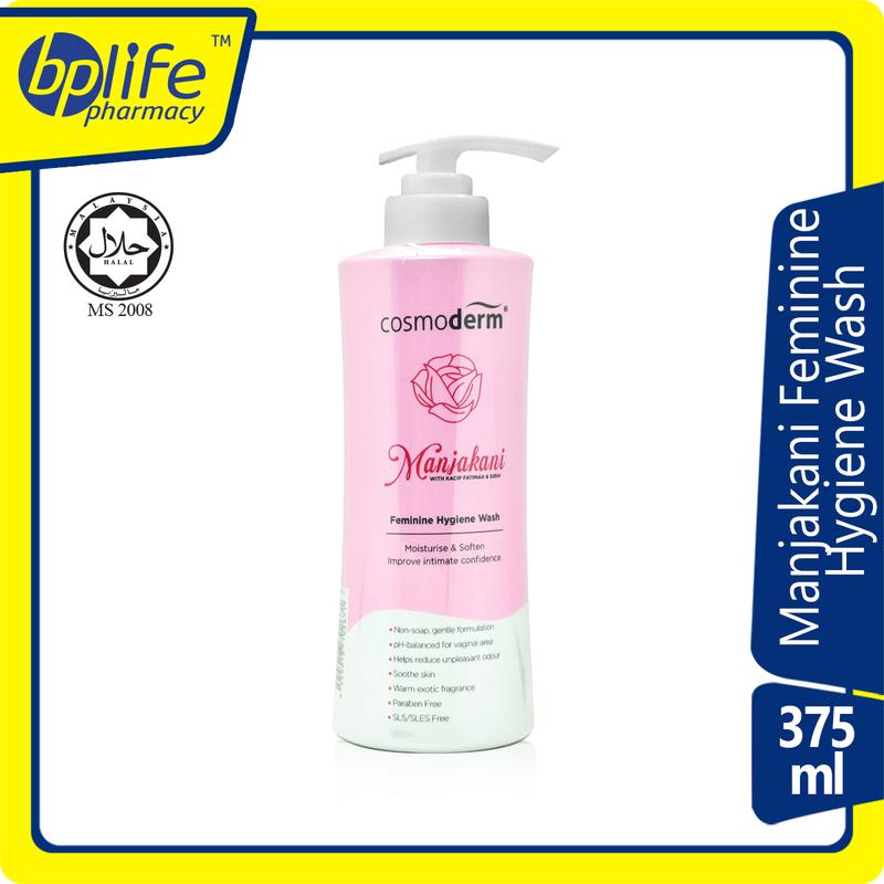 Cosmoderm Manjakani Feminine Hygiene Wash 375ml - TikTok Shop Malaysia