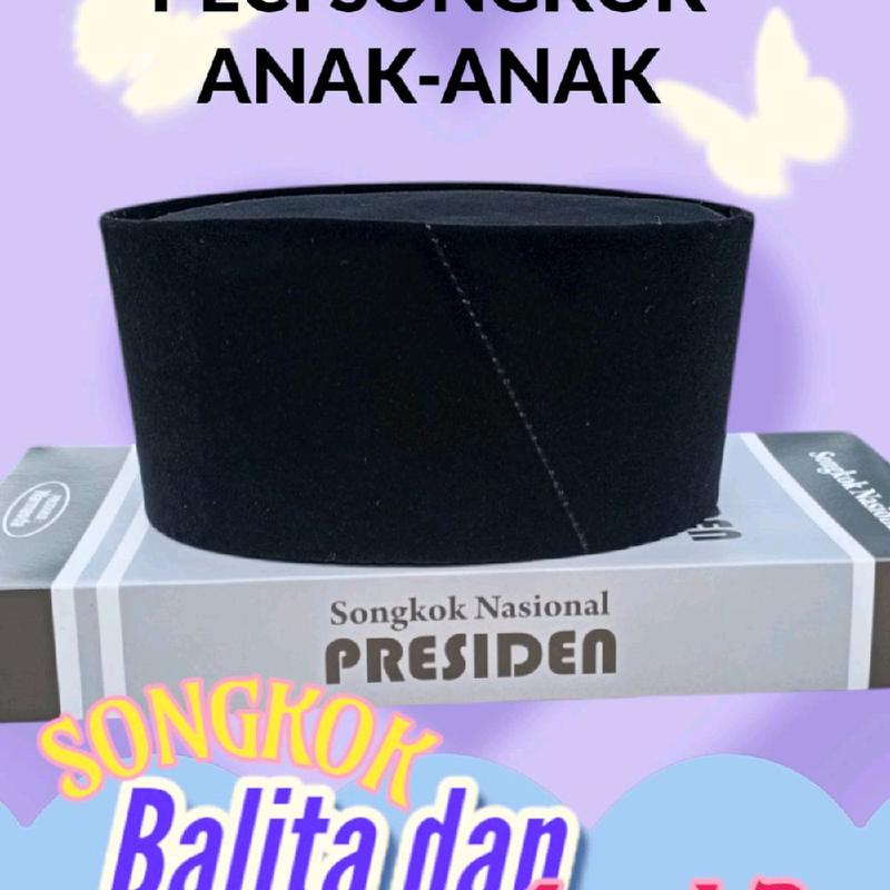 Peci Songkok Anak-Anak dan Dewasa Bludru Contesa Super Anti Air - Shop ...