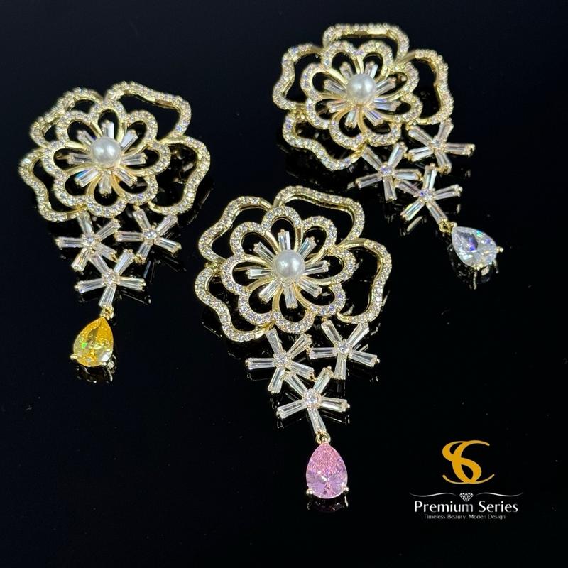 Sc Premium Exclusive Reflect Flower Brooch Kerongsang Hijab Bunga ...