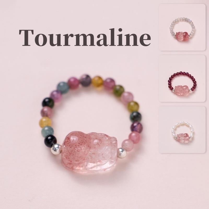 Cincin Wanita, Comel dan Personaliti, Batu Garnet dan Turmalin ...