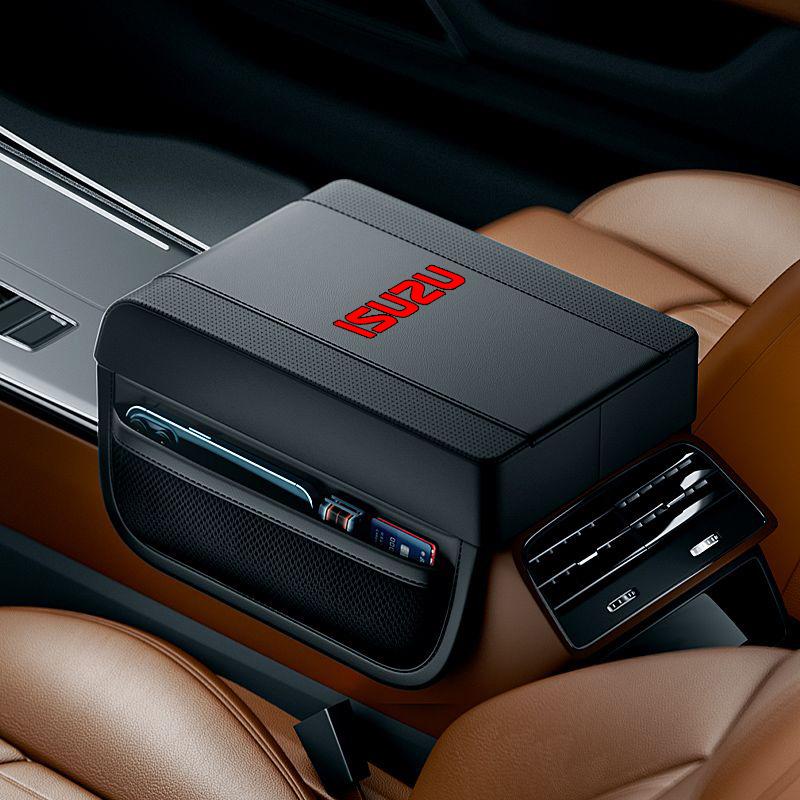 Car Memory Foam Armrest Pad Cover Universal Center Console Wave ...