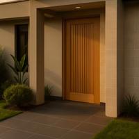 Jual Po Pak Faisal Kusen dan Daun Pintu model garis Lurus Bahan Kayu ...
