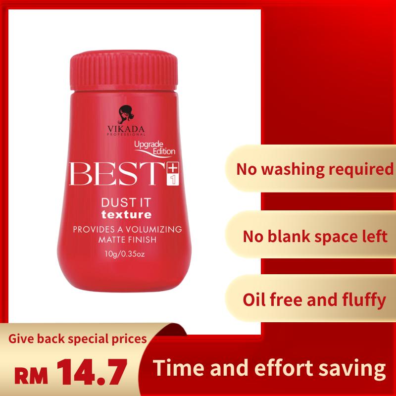 Fluffy pink hair wash free no white bangs convenient fluffy powder ...