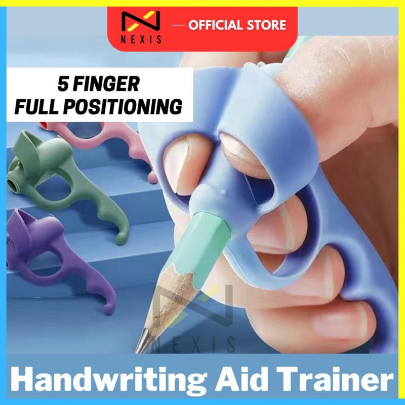 5 Finger full positioning pen Holder Grip for Kids Hand writing ...