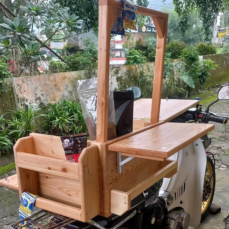 Box Kopi Keliling/ kotak kopi/ starling/ box kopi keliling jati - Shop ...