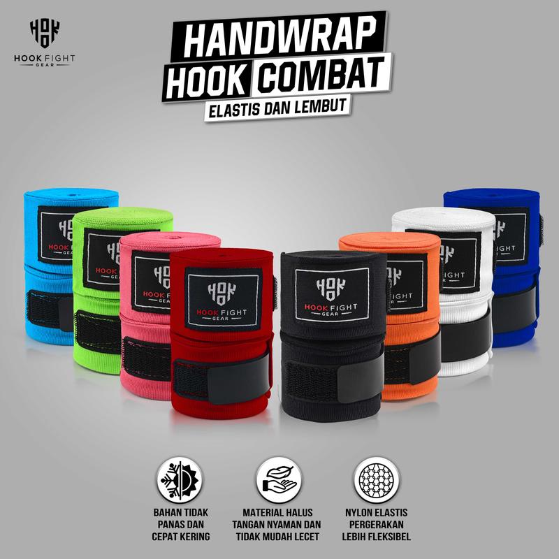 Hand Wrap Muay Thai Bandage Boxing Wrap Hook Combat - Shop | Tokopedia