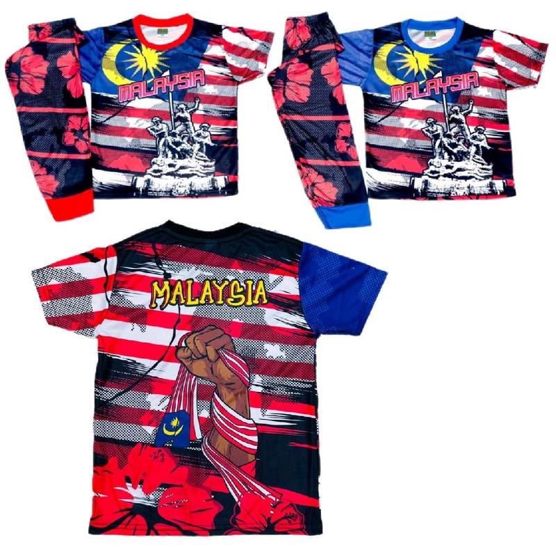 Merdeka microfiber jersey kids big - TikTok Shop Malaysia