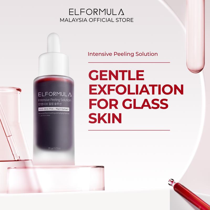 ELFORMULA Intensive Peeling Solution - Gentle Exfoliation For Glass ...