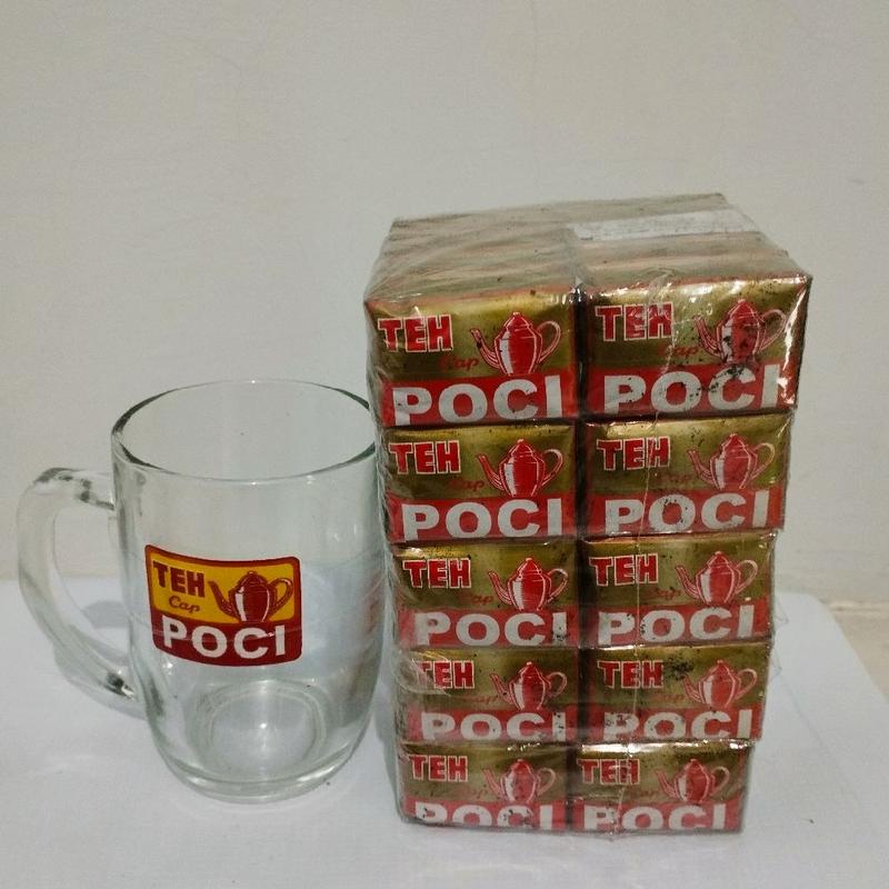 Teh poci gold isi 50 pcs bonus gelas cantik - Shop | Tokopedia