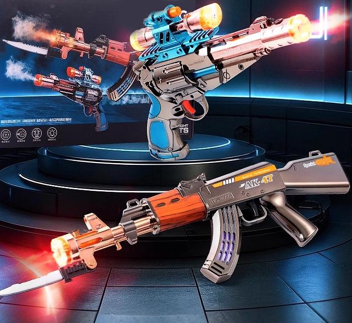 Blaster Semprot Suara & Lampu LED Edisi Baru Tahun Hadiah Spesial ...