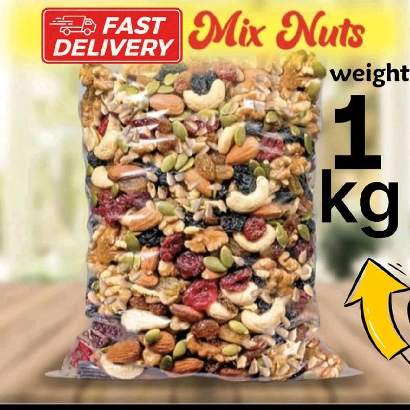 Daily Raw Nut Mix - 250gm/500gm//1Kg Malaysia Ready stock Premium ...