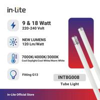 Jual Lampu Inlite TL Led Tube T8 9 Watt 600mm In-Lite neon led 2 sisi ...