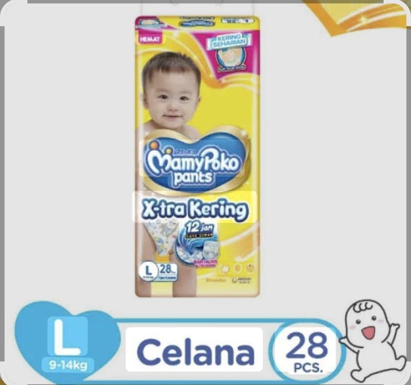 Mamypoko Pants X-tra Kering NB-S44 Hemat Selubut Sutra 10 Jam Bayi Baru ...