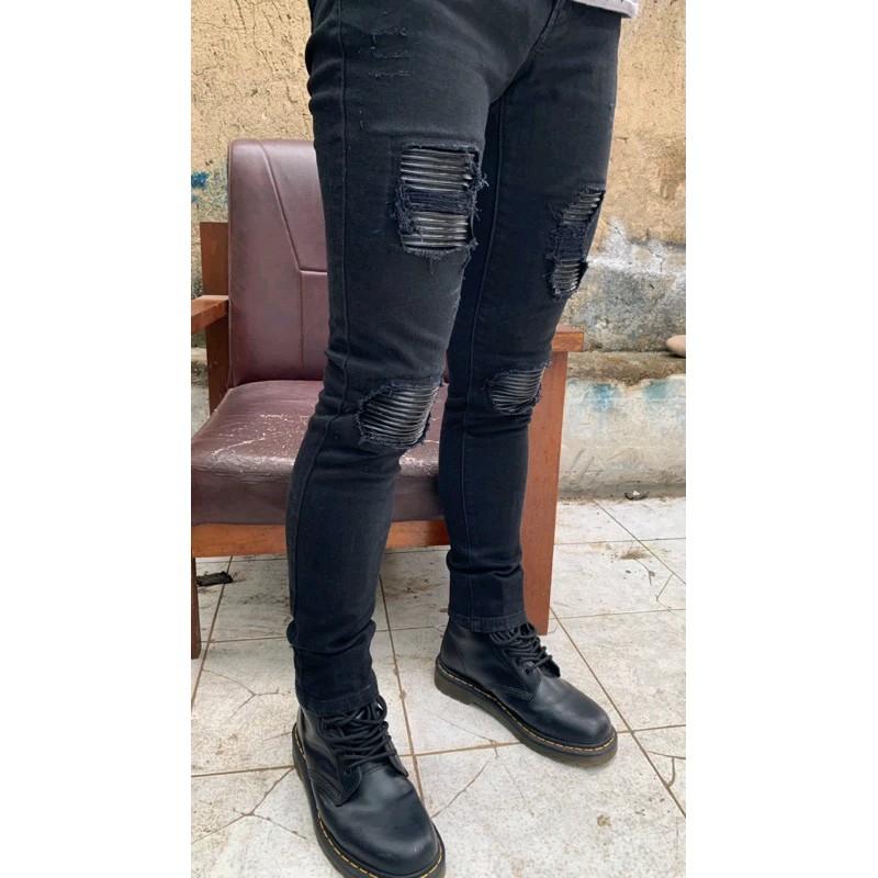 celana Panjang Pria Weird jeans custom skinny ala rucas s9 Keren - Shop ...