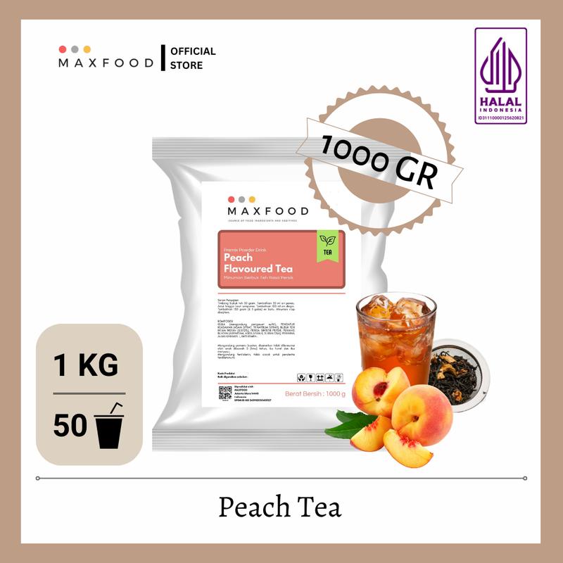 Peach Tea Powder Drink / Bubuk Minuman Teh Rasa Persik 1 KG - Shop ...