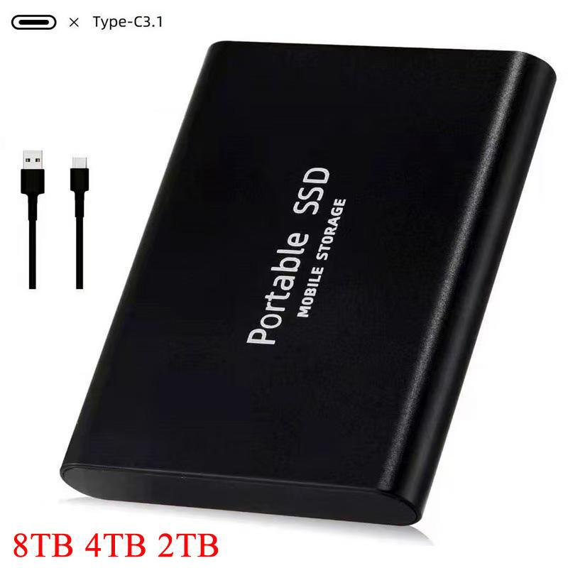 8TB 4TB 2TB Portable SSD Harddrive USB3.1 External Solid State - TikTok ...