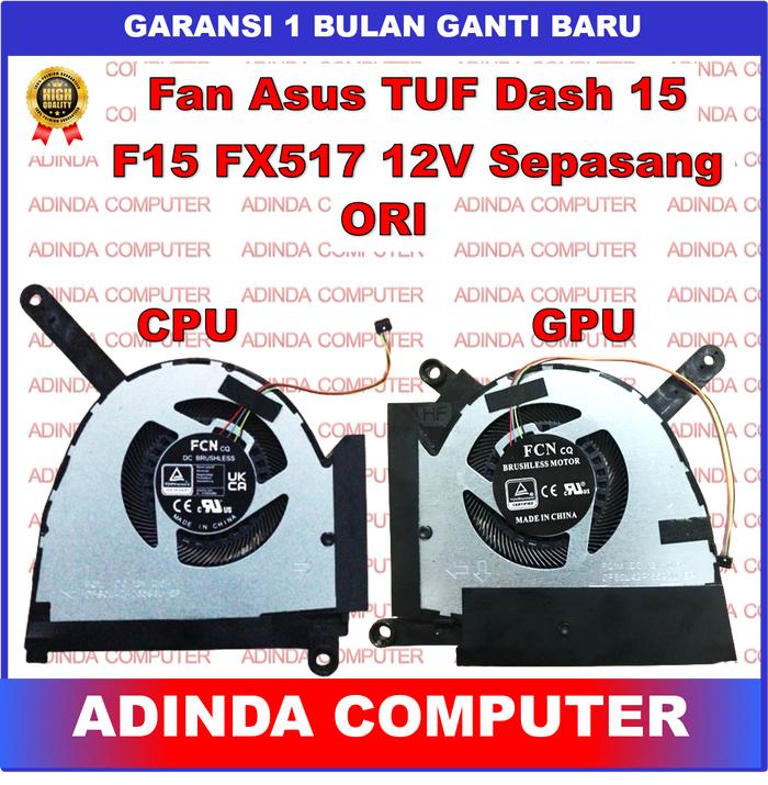Jual Kipas Fan Asus TUF Dash 15 F15 FX517 FX517Z FX517ZC FX517ZE ...