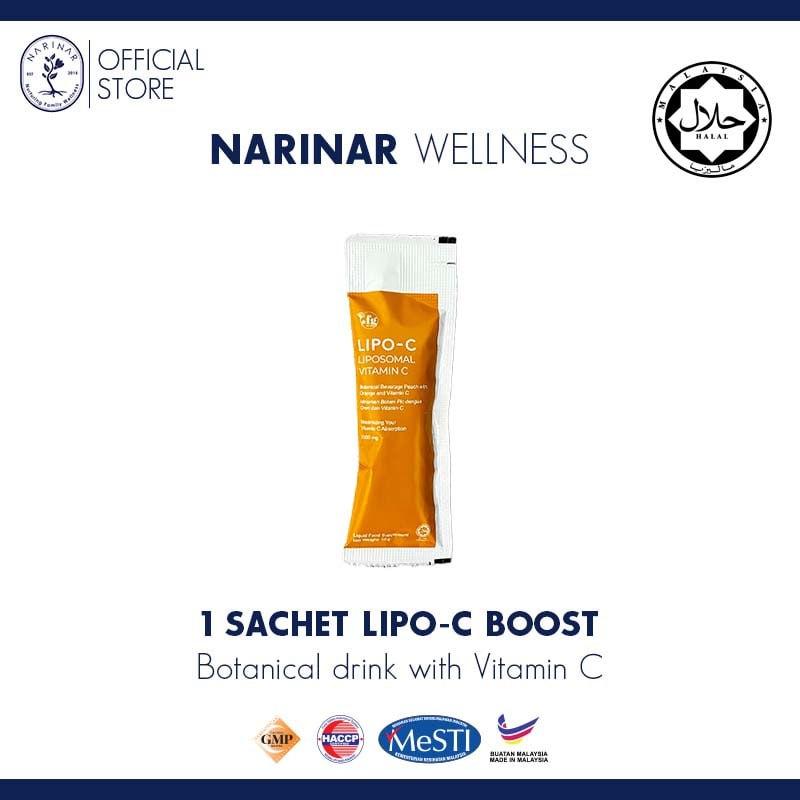 NARINAR LipoC Boost Vitamin Botanical Drink Individual(1 sachets ...