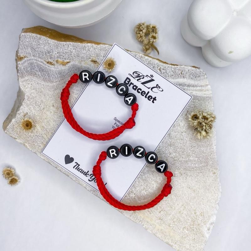 RZC Gelang Custom Nama Bayi Tali Merah Request Nama Bayi New - Shop ...