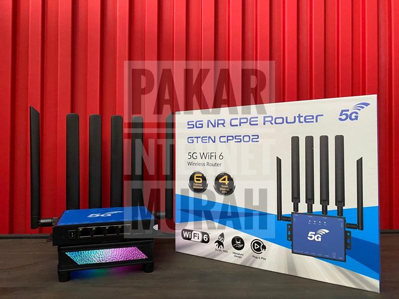 [5G WiFi-6 Modem] GTEN CP502 NR CPE Qualcomm X55 Portable Wireless ...
