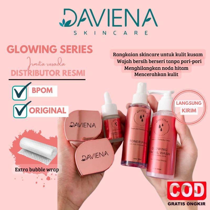 Daviena skincare paket acne/glowing/gold - TikTok Shop Malaysia