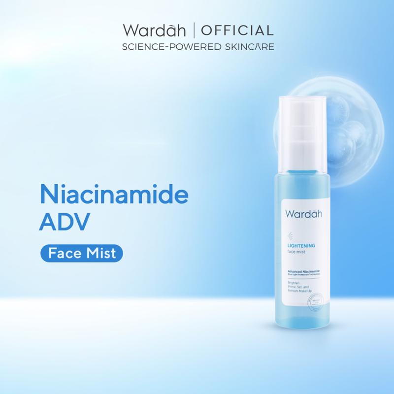 WARDAH Lightening Face Mist 60 ml - Face Mist 3-in-1 dengan Advanced ...