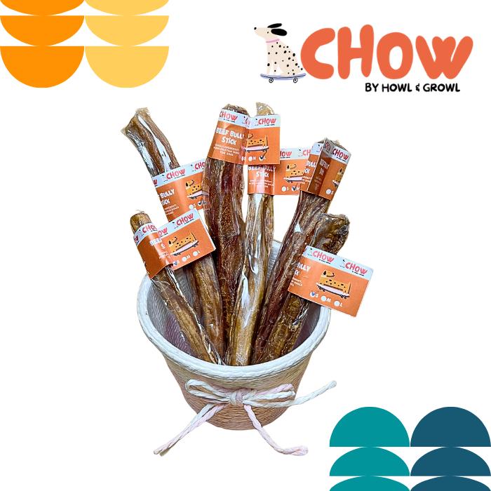 Beef Bully Stick (Chow) | Stik Daging Sapi Kering | Camilan Kunyah ...