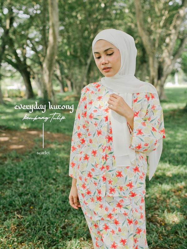 KEMBANG TULIP & MIMPI BUNGA FRONT BUTTON COTTON FABRIC BAGGY - TikTok ...