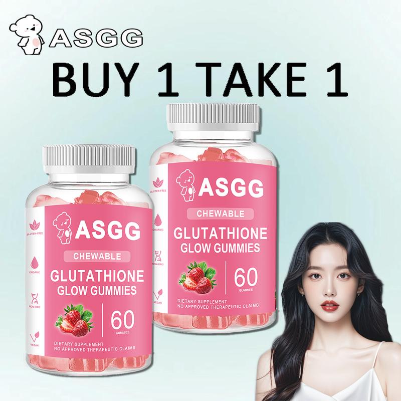【BUY 1 TAKE 1】ASGG 60PC glutathione glow gummies - TikTok Shop Philippines
