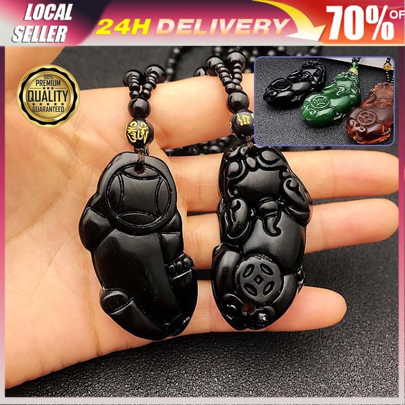 Chinese Fengshui Pixiu Necklace Bring Wealth Lucky Animal Charm ...
