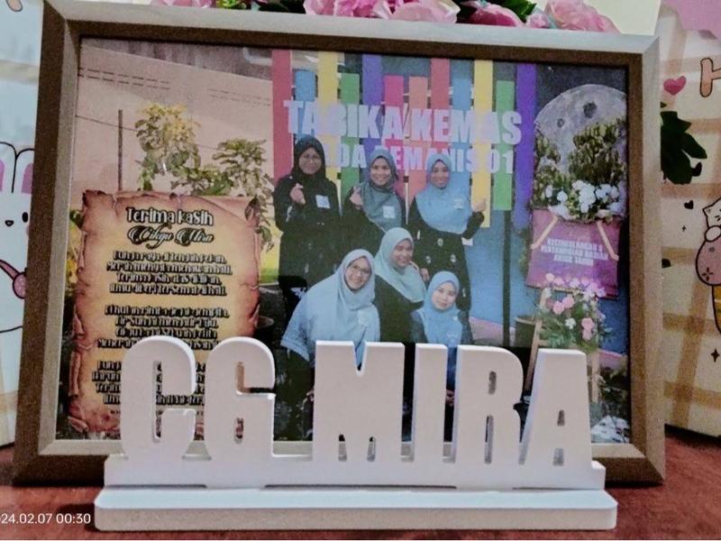 Custom Stand Name Handmade White - TikTok Shop Malaysia