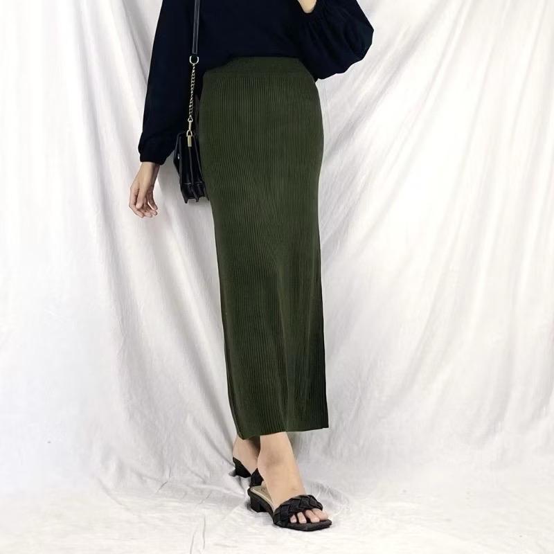 ROK SPAN RAJUT / ROK KNIT PREMIUM / KOREAN STYLE KNITSKIRT - Shop ...