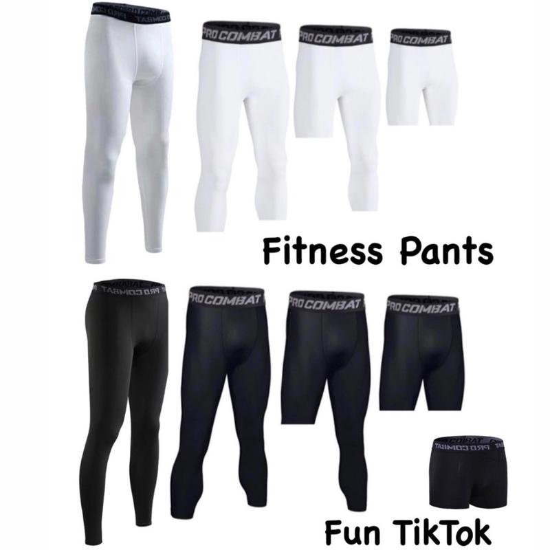 Fitness Pants Tight Pants Men For Gym Seluar INNER Tight Pan - TikTok ...