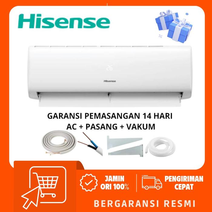 Promo HISENSE AC SPLIT 2PK + PASANG 18CDG STANDAR 2 PK R32 AN18CDG ...