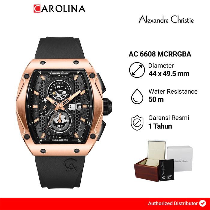 Promo Jam Tangan Pria Alexandre Christie Chronograph AC 6608 MCRRGBA ...