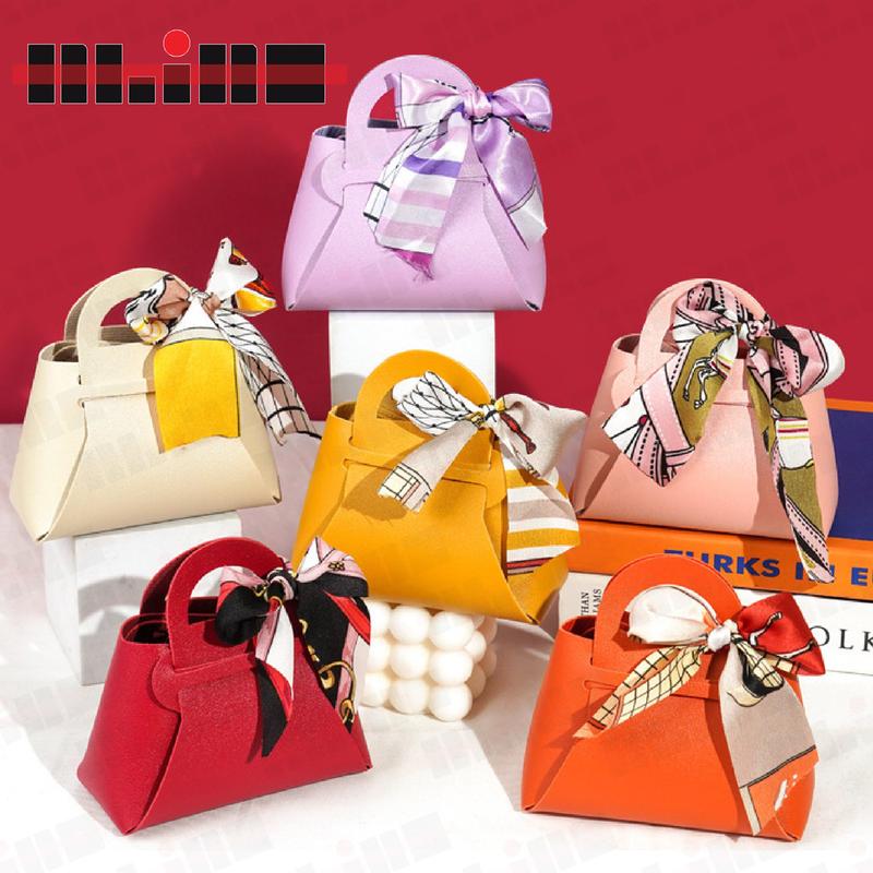 European Style Leather Gift Bag Goodies Bag Doorgift Bag Wedding ...