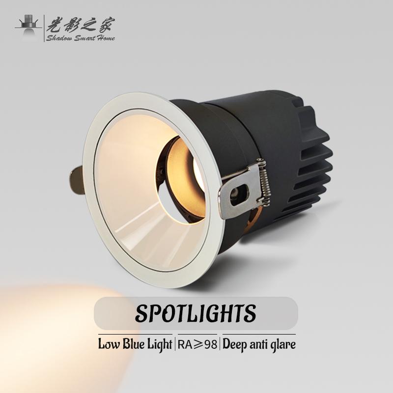 Spotlights White Hill light shadow Bridgelux Ra98 High color - TikTok ...
