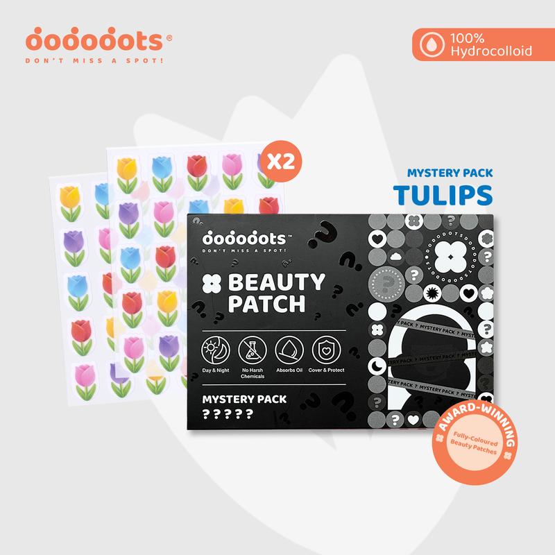 Dododots | Mystery Tulips | 2-in-1 pack | 50 dots | Hydrocolloid ...