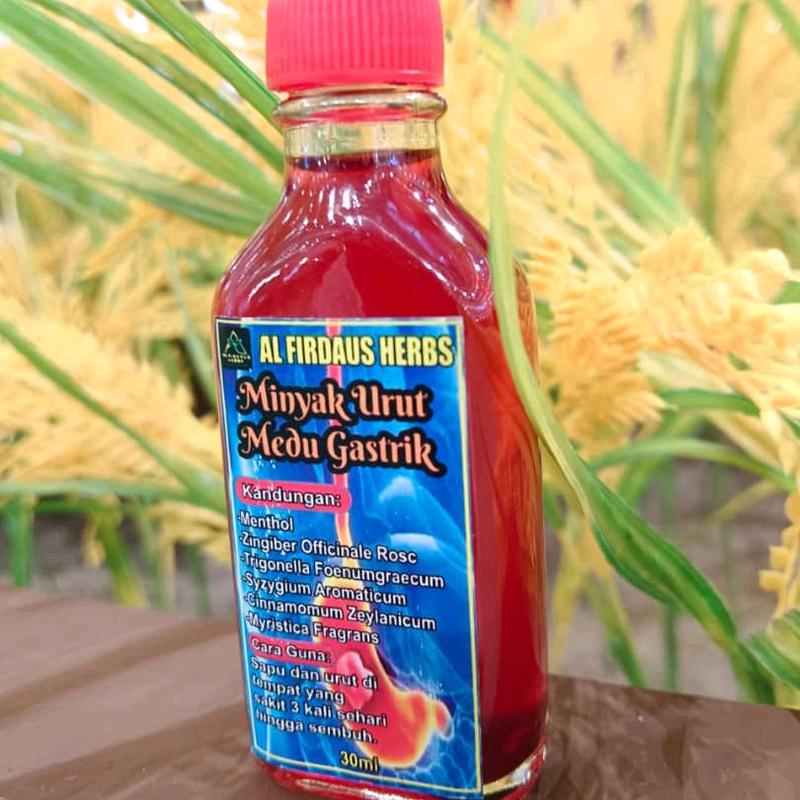 3 BOTOL MINYAK MEDU GASTRIK AL FIRDAUS HERBS 30ML - TikTok Shop Malaysia