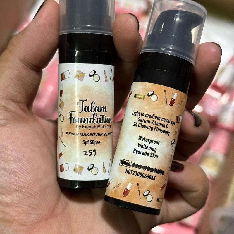 TALAM FOUNDATION BOTOL PUMP 20GRAM - TikTok Shop Malaysia