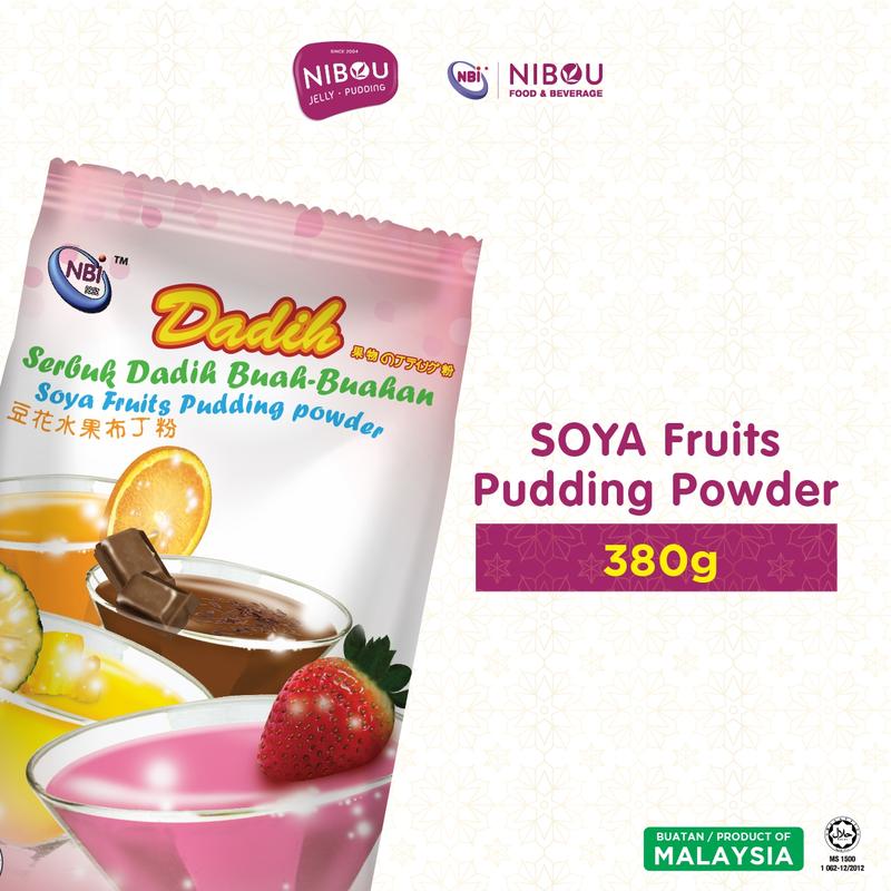 Nibou (NBI) Dadih Soya Fruits Pudding Powder (380gm) Chocolate - TikTok ...