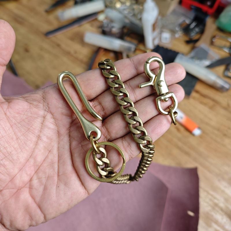 Solid Brass For Chain Wallet, Rantai wallet - TikTok Shop Malaysia