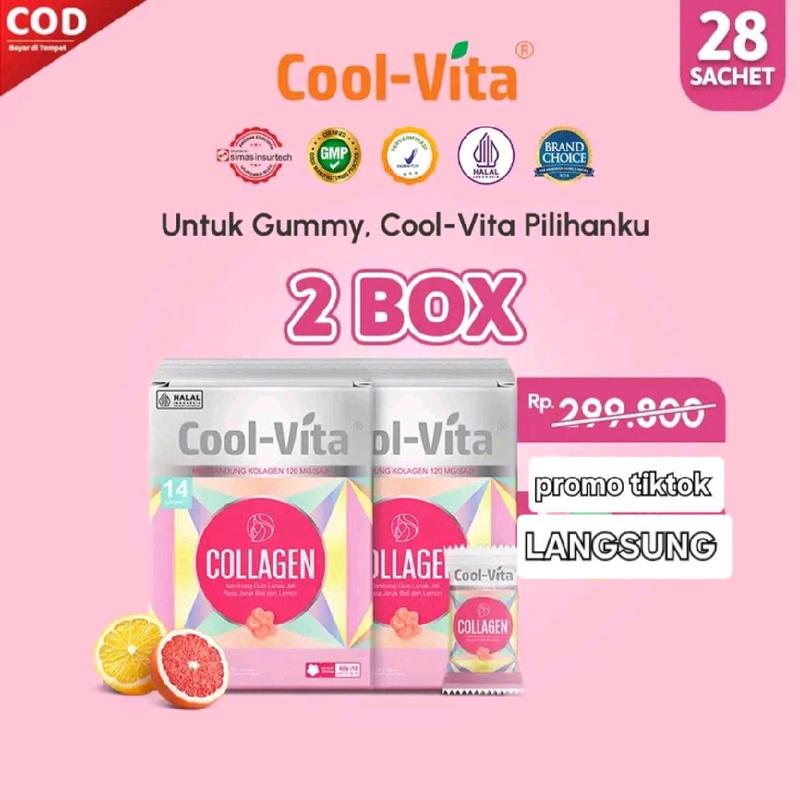 2PCS Coolvita Collagen Box Gummy - Shop | Tokopedia