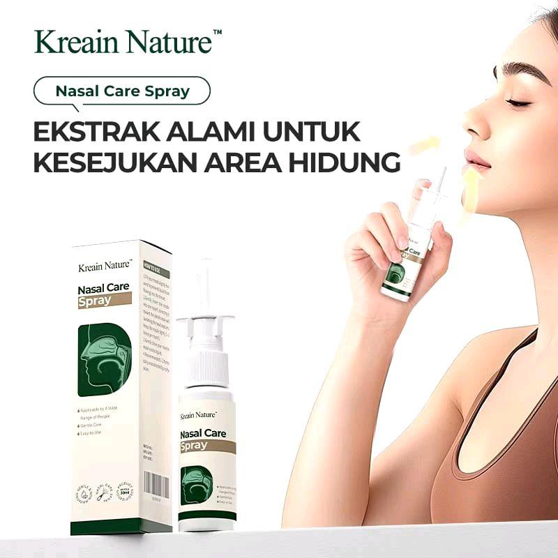 Kreain Nature Nasal Care Spray - Obat Hidung Mampet & Lendir - Atasi ...